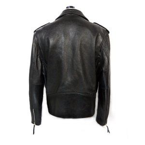 Fmc | Jackets & Coats | Fmc First Black Leather Motorcycle Biker Jacket ...